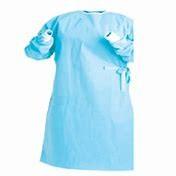China Nonwoven Disposable Protective Custom Doctor Gowns PP Waterproof Antistatic for sale