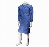 China Single Use Blue Disposable PPE Gowns Breathable Hospital Isolation Gowns for sale
