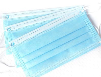 China Breathable Anti dust Ce Fda 3 Ply Non Woven Face Mask for sale