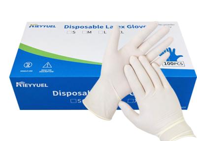 China Food Processing Cleaning XS Disposable Latex Exam Gloves for sale