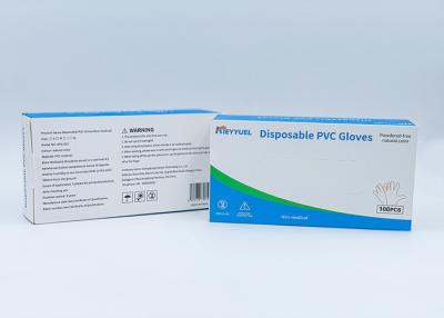China Disposable PVC Glove Suitable For Food Handling Block bacteria for sale