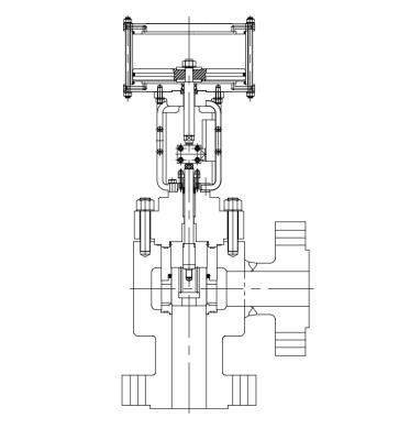 China High Pressure Cage Angle Control Valve Three Way 1'' 1.5'' 2'' 2.5'' 3'' 4'' 5'' 6'' 8'' 10'' 12'' for sale