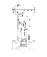 China V500-ZHCB Cage Guided Double Seated Control Valve for sale