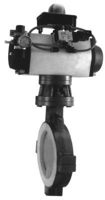 China Anti Corrosion Lined Plastic Butterfly Valve 50mm 80mm 100mm 150mm 200mm 250mm 300mm for sale