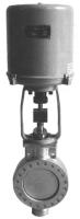 China Electric Control Shut Off Butterfly Valves Double Eccentric 4-20mA DC for sale