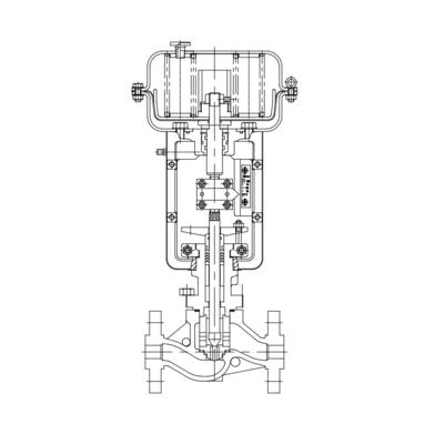 China Three Way Micro Flow Single Seated Control Valve ANSI 150 300 600LB PN16 PN40 for sale