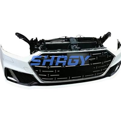 China 2019-2023 Audi A7 Spare Parts Complete Front Bumper Assembly Nose Cut Replacement for sale