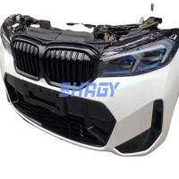 China Carbon FIber Look Car Front Lip For BMW 3 Series G20 2018-2022 Nose Cut for sale