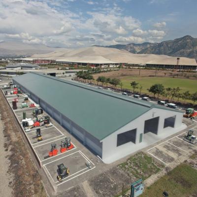 China Anti-Corrosion Galvanized prefabricated steel structure warehouse with Optional Insulation for sale