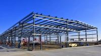 China Anti-Corrosion Galvanized prefabricated steel structure warehouse with Optional Insulation for sale