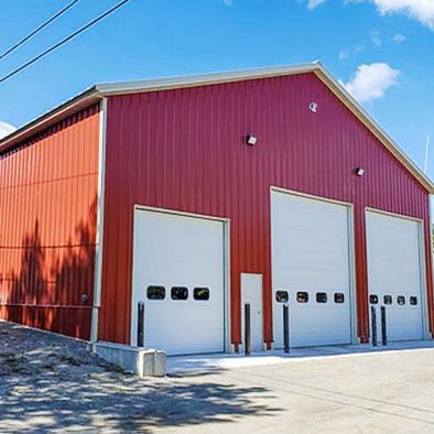 China Light Steel Structure Warehouse Construction , Prefabricated Warehouse Building Steel Structure for sale