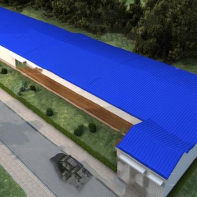China Custom Steel Structure Chicken House with 3-5 Layer Cage System and 1m Aisle Width for Poultry Farming for sale