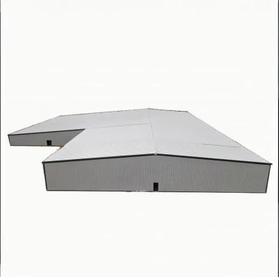 China Industrial Prefabricated Steel Frame Building for Poultry Feed Processing & Storage - 1000sqm Minimum Order, $35-55/sqm for sale