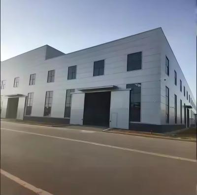 China Lanjing Prefabricated Steel Structure Building 50-Year Lifespan 500m² Minimum Order Custom Industrial Workshop for sale
