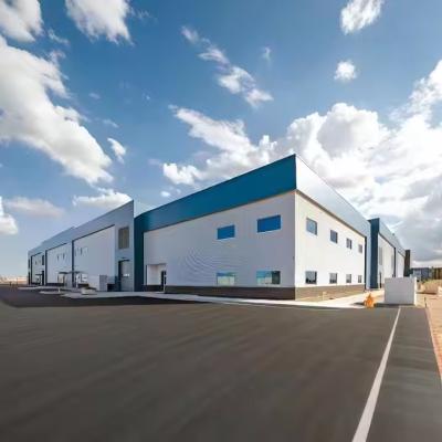 China Prefabricated Steel Structure Warehouse Building with 50-Year Lifespan and 0.5KN/m² Load Capacity for Industrial Use for sale