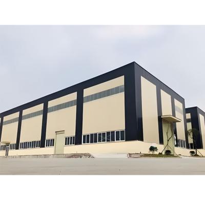 China Industrial Light Steel Structure Workshop with Q235/Q355 Steel Frame and Prefabricated Metal Building Construction for sale