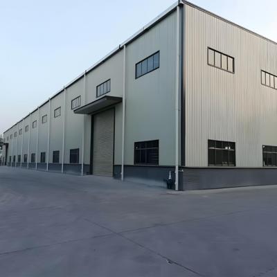 China Industrial Steel Structure Warehouse Construction , Prefab Metal Warehouse Building for sale