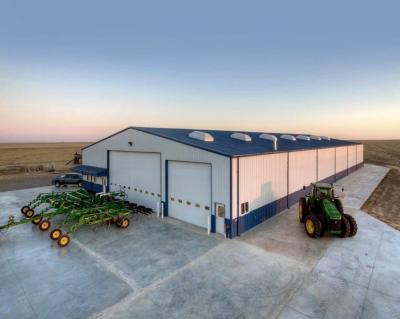 China Prefab Steel Structure Building for Commercial Office Space Clear Span 30m for sale