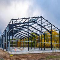 China Prefab Steel Structure Building Clear Span 30m Customizable Warehouse Workshop for sale