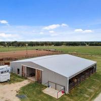 China Prefabricated Steel Structure Dairy Cow Shed - 40-Day Delivery Metal Agricultural Building with Custom Design for sale