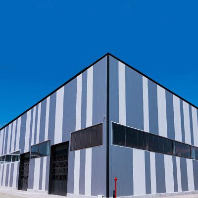 China Q235B Q355B Steel Structure Warehouse Building Sandwich Panel Construction Materials for sale