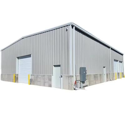China Industrial Steel Portal Frame Warehouse Fire Resistant Long Span 30m Steel Structure Construction for sale