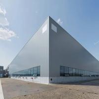 China Eco-Friendly Prefab Steel Warehouse with Q355B Steel Frame - 40 Day Delivery & Custom Design for sale