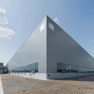 China Eco-Friendly Prefab Steel Warehouse with Q355B Steel Frame - 40 Day Delivery & Custom Design for sale