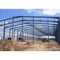 China Galvanized Customized Industrial Prefabricated Metal Warehouses Steel Structure Frame Welded for sale