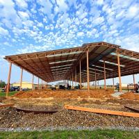 China Cow Shed Prefab Steel Farm Building Steel Structure For Livestock for sale