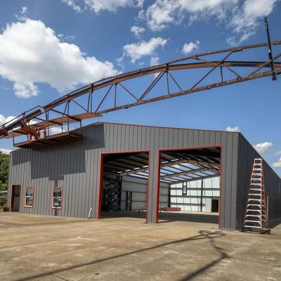 China Durable Prefabricated Factory Metal Space Frame Steel Structure Commercial Warehouses for sale