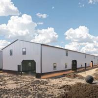 China Durable Prefabricated Factory Metal Space Frame Steel Structure Commercial Warehouses for sale