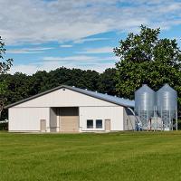 China Prefab Steel Structure Low Cost Commercial Chicken House Complete Poultry Farm Shed for Chicken Raising for sale