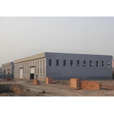 China Prefab Steel Structure Workshop Building with 50+ Year Lifespan and 5-25 ton/m² Floor Capacity for sale