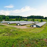 China Q235/Q345 Steel Structure Chicken House Farm Broiler Poultry Shed Construction Design with Durable Sandwich Panel Roofing for sale