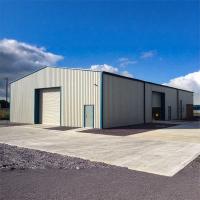 China Steel Structure Warehouse Q235 Q345 Customizable for Industrial Storage Ball Blasting Painting for sale