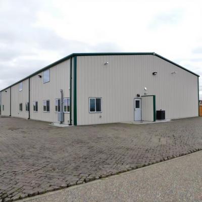 China High-Strength Quick-Assembly Prefab Steel Warehouse 5000 kg Roof Load Capacity for sale