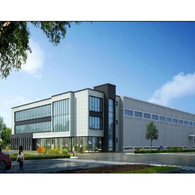 China Prefabricated Steel Frame Buildings Q355B/Q235B Grade with Insulated Sandwich Panels for Industrial Workshops for sale