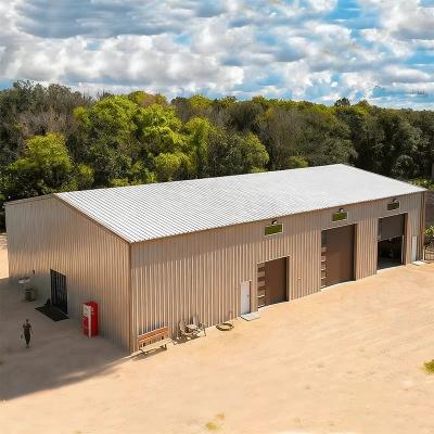 China Prefab Steel Warehouse Building 50mm Galvanized Structure Eco Energy Saving Commercial for sale