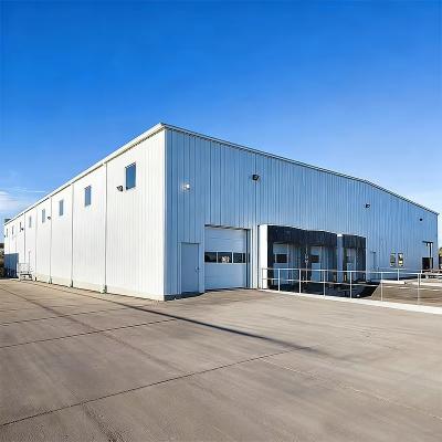 China Prefabricated Two Storey Steel Structure Workshop effective Quick Assembly for sale