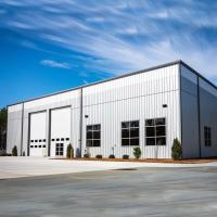 China Prefabricated Steel Structure Workshop Hot Dipped Galvanized Customized Size For Industrial Use for sale