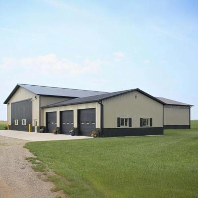 China Prefabricated Steel Structure Warehouse 12-40m Span 50-200mm Sandwich Panel Earthquake Resistant 7-9 Grade for sale