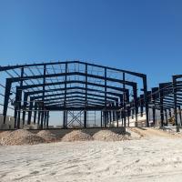 China Fireproof Prefabricated Steel Structure Warehouse 20-60m Span for Industrial Use for sale