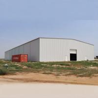 China Custom Prefabricated Steel Structure Warehouse 12-40m Span Sandwich Panels 50 Year Lifespan for sale