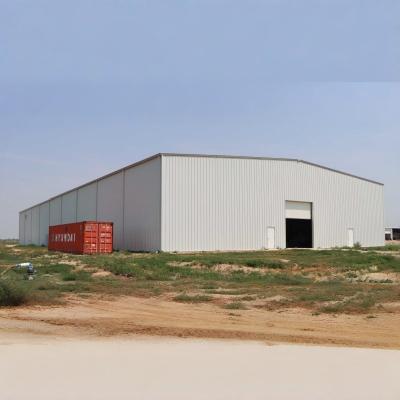 China Custom Prefabricated Steel Structure Warehouse 12-40m Span Sandwich Panels 50 Year Lifespan for sale