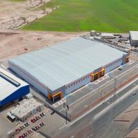 China Prefabricated Steel Structure Warehouse 12-40m Span 50-150mm Insulation Level 12 Wind Resistance for sale