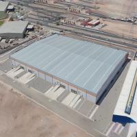 China Prefabricated Steel Structure Warehouse 12-40m Span 50-150mm Insulation Level 12 Wind Resistance for sale