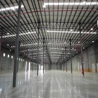 China Prefabricated Steel Structure Warehouse 12-40m Span 50-150mm Insulation Level 12 Wind Resistance for sale