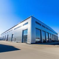 China Customized Hot-Dip Galvanized Steel Structure Workshop 20m Span Engineer Guided Installation for sale