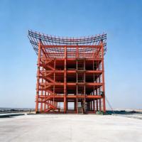 China Customized Multi-storey Steel Structure Building Prefabricated Commercial Office Building for sale